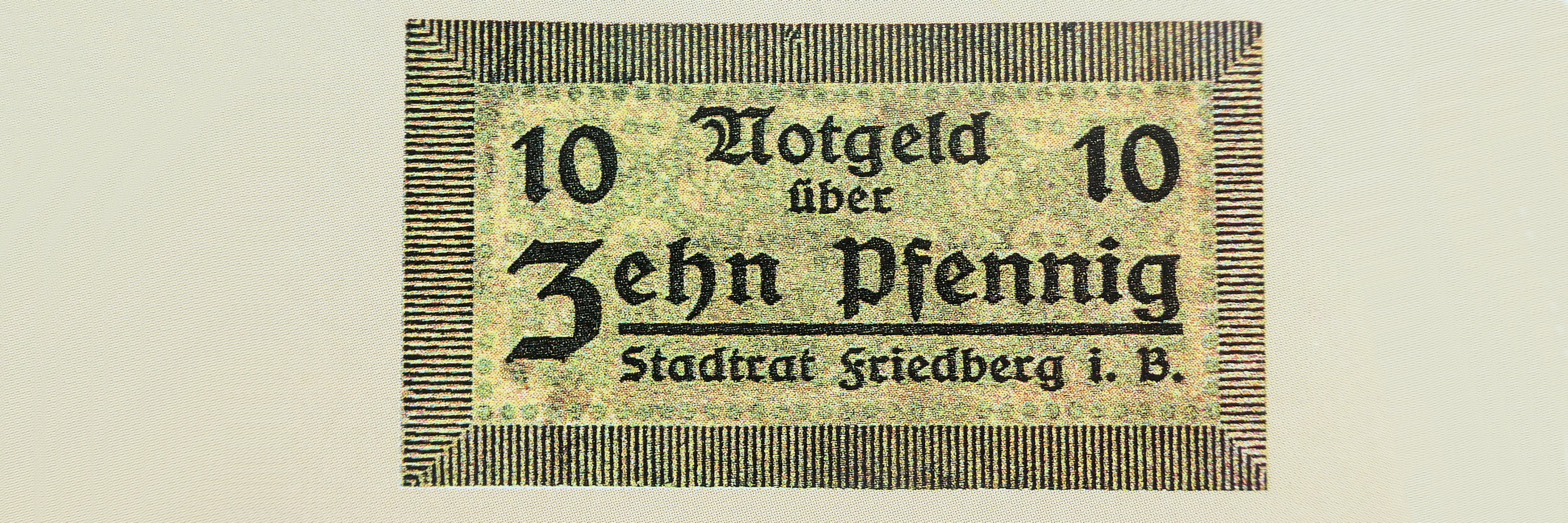 Münzprägung der Stadtsparkasse | Friedberger Zeit